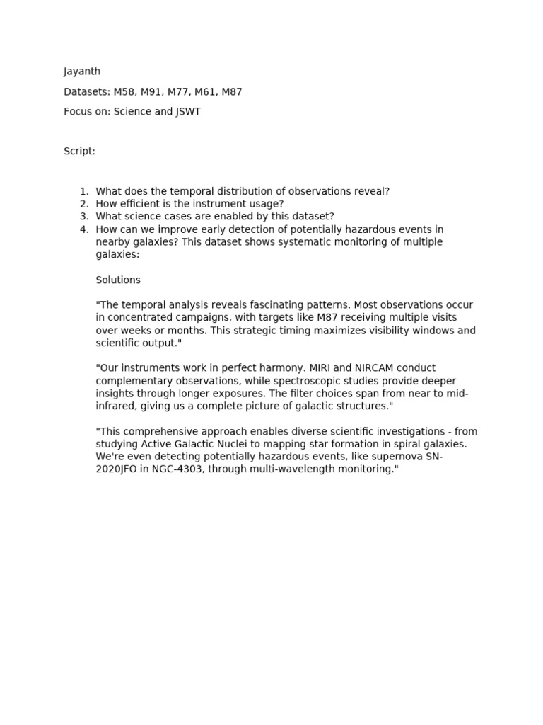 Report With Script | PDF