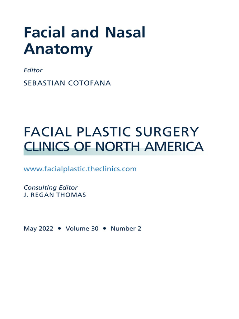 Facial and Nasal Anatomy Overview | PDF