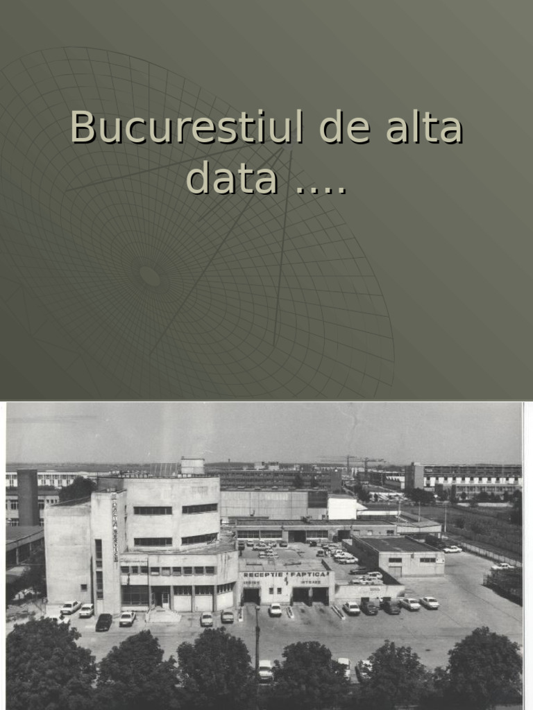 Bucurestiul de Alta Data | PDF