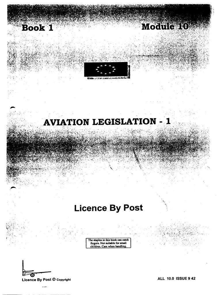 1 Aviation Legislation 1 | PDF