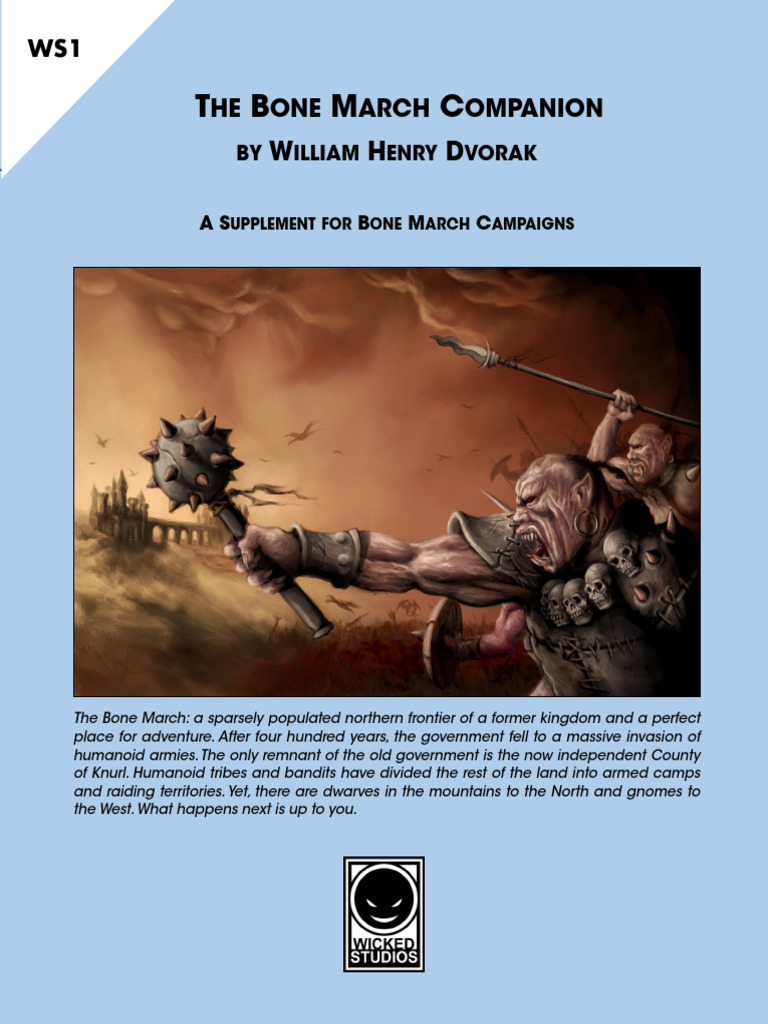 Wicked_Studios_-_Bone_March_Companion (1) | PDF | Dwarf (Dungeons ...
