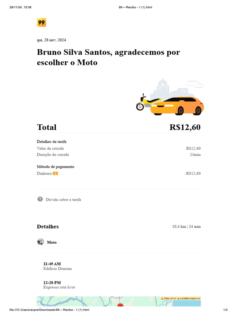 99 - Recibo - 1 | PDF