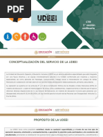 ¿Qué Es La UDEEI | PDF | Educación especial | Escuelas