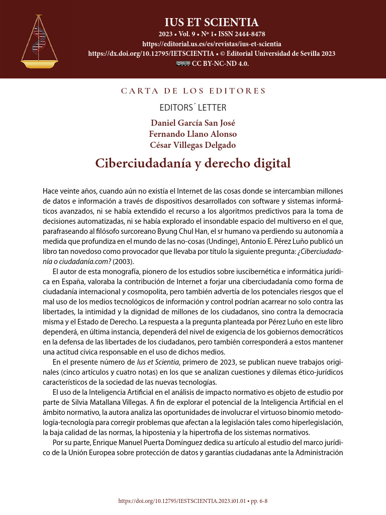 Ciberciudadanía y derechos digitales hoy | PDF | Inteligencia ...