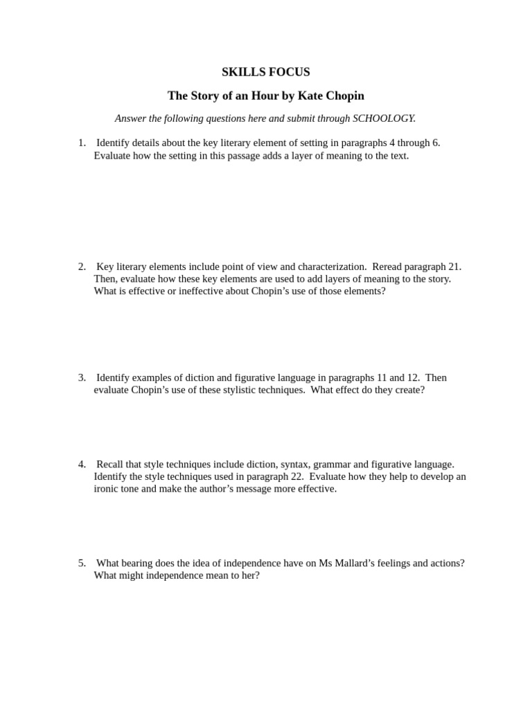 Skills Focus | PDF