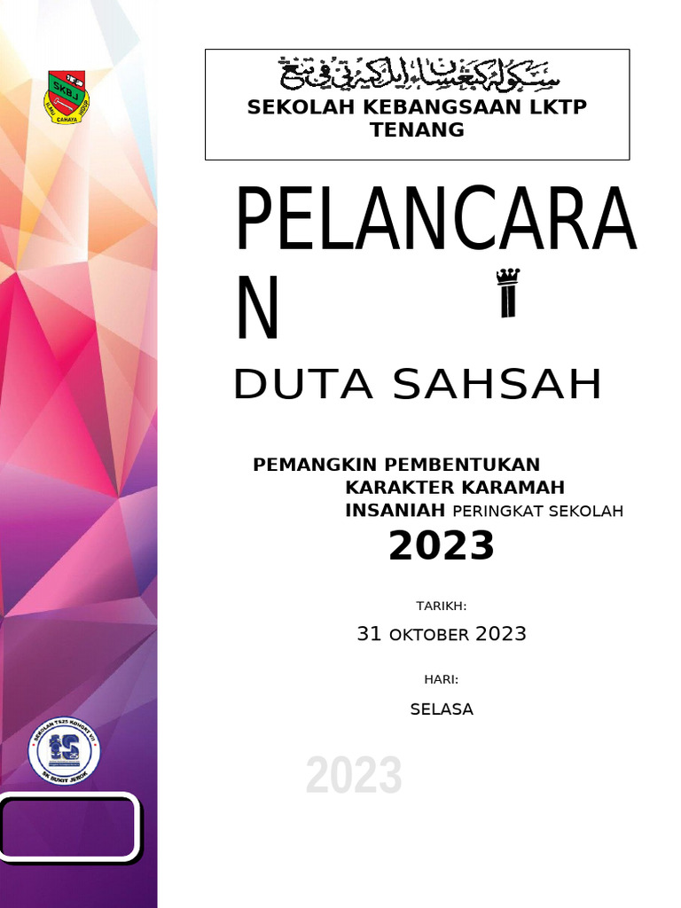 Pelancaran DUTA SAHSIAH SK Bukit Jerok 2023 | PDF
