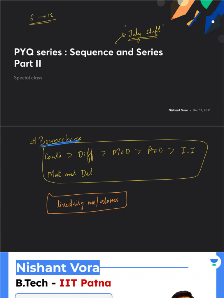PYQ_series__Sequence_and_Series_Part_II_with_anno | PDF