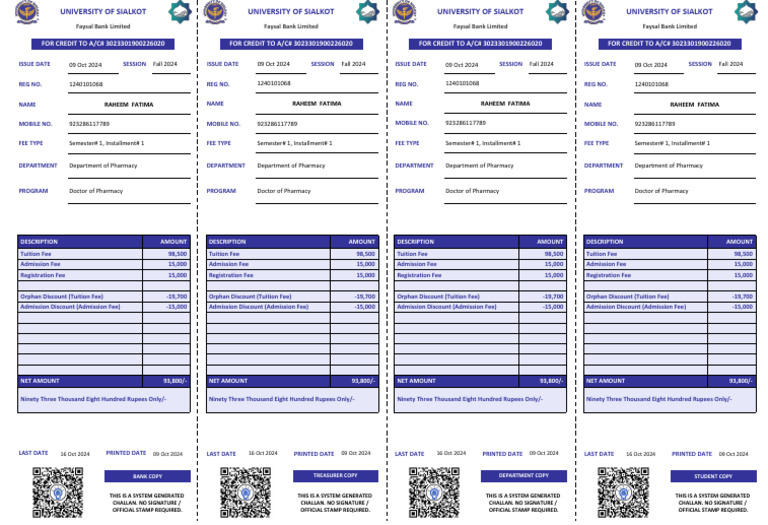 Semester Fee Challan - 2024-10-09T162952.565 | PDF