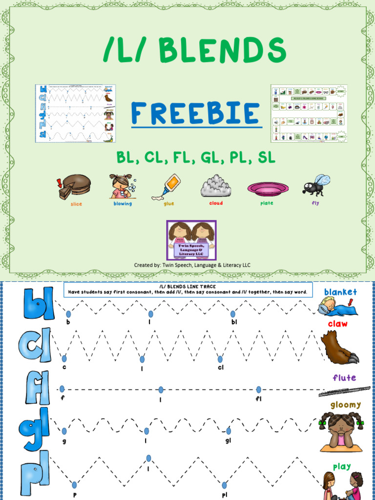 L/ Blends: Freebie | PDF | Human Communication