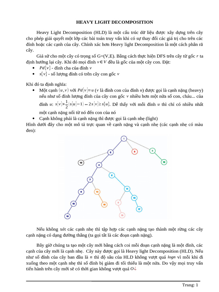 Heavy Light Decomposition: R V V PD V V S V V | PDF
