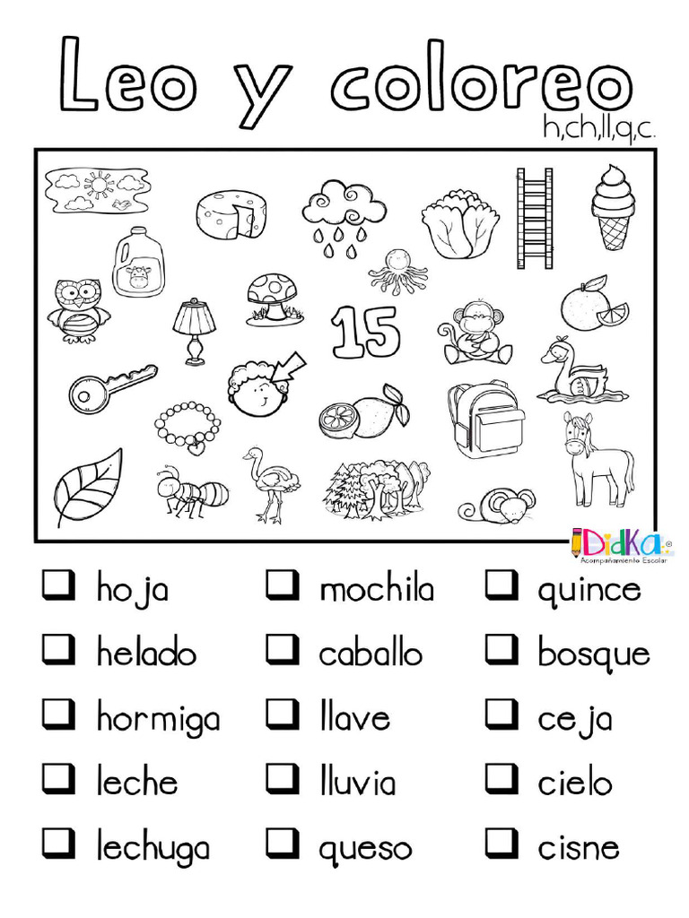 Leo y Coloreo Palabras | PDF