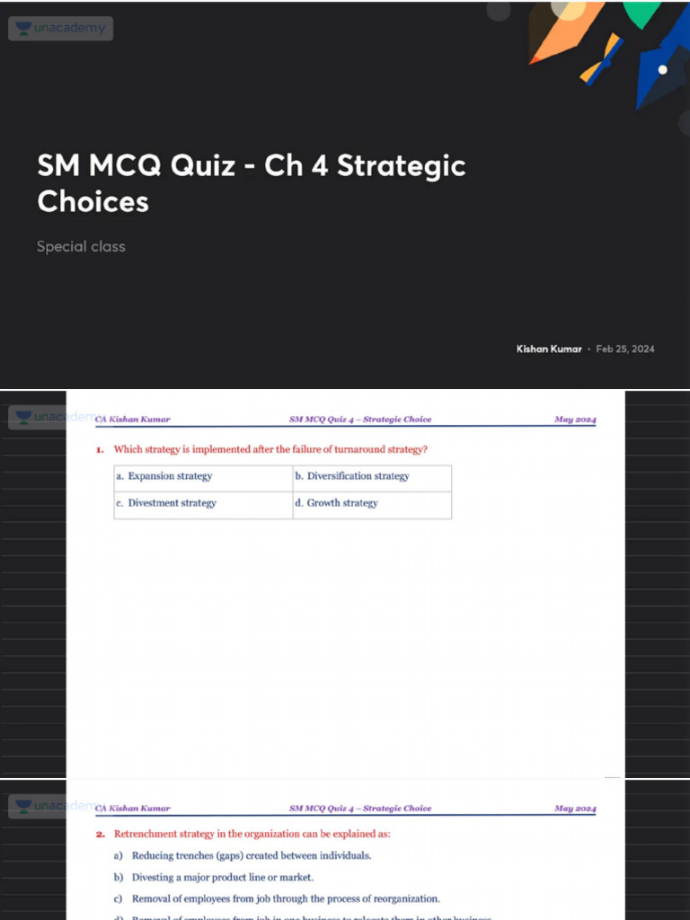 SM_MCQ_Quiz__Ch_4_Strategic_Choices_no_anno | PDF