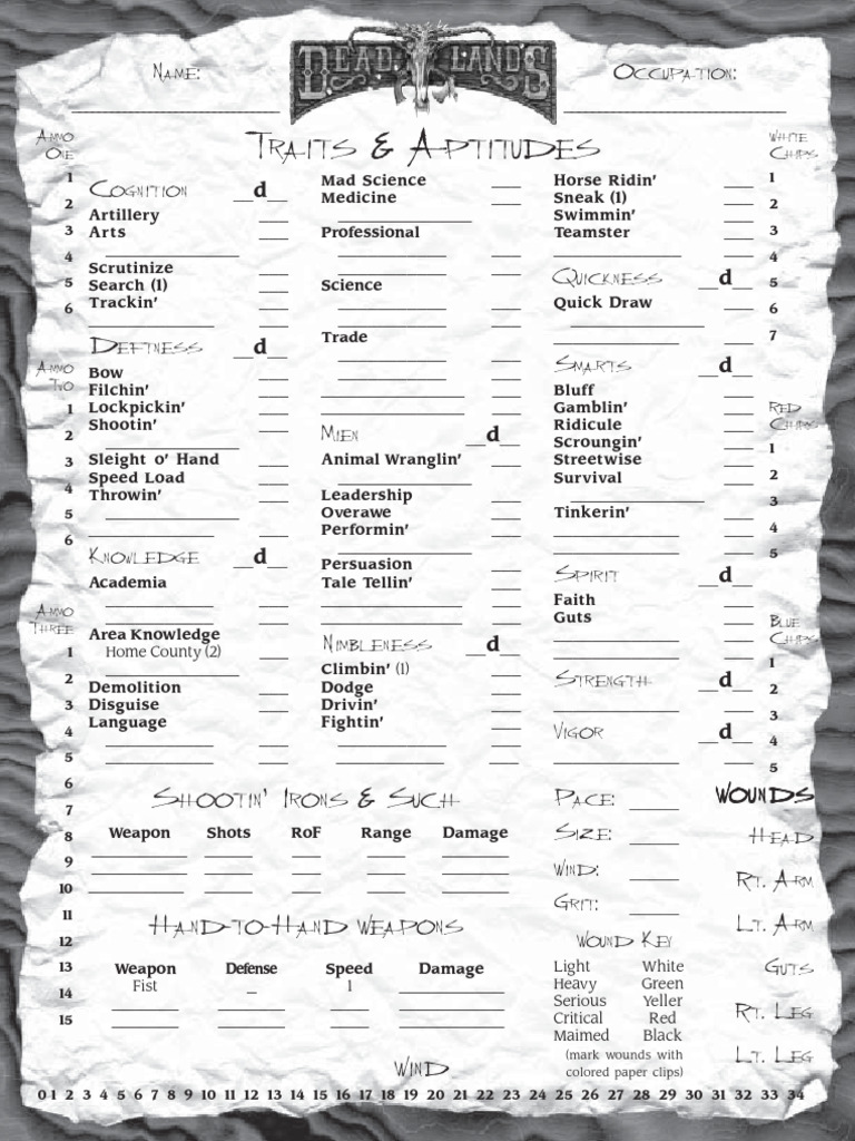 DL - Character Sheet | PDF