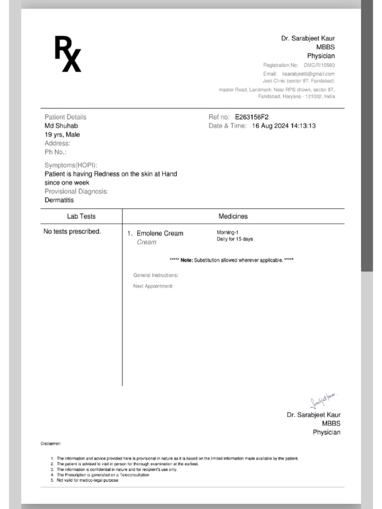 Prescription | PDF