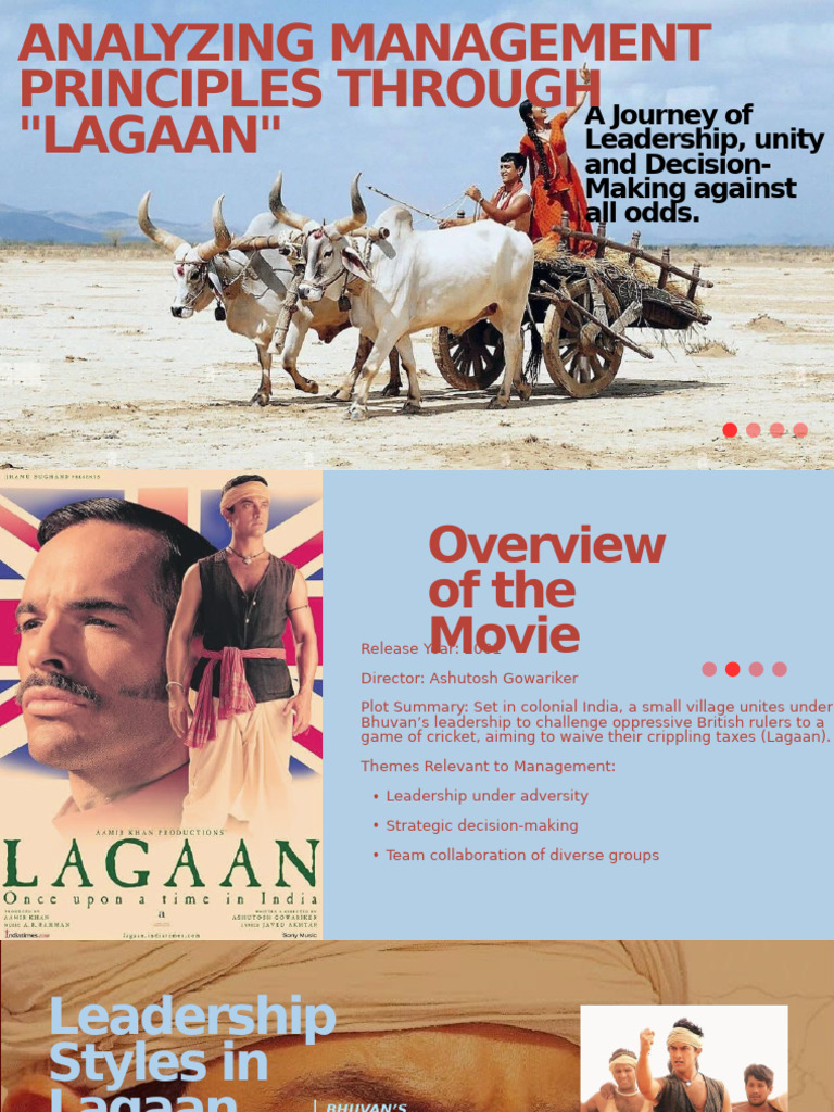 Lagaan MPA Presentation | PDF | Leadership | Bowling (Cricket)