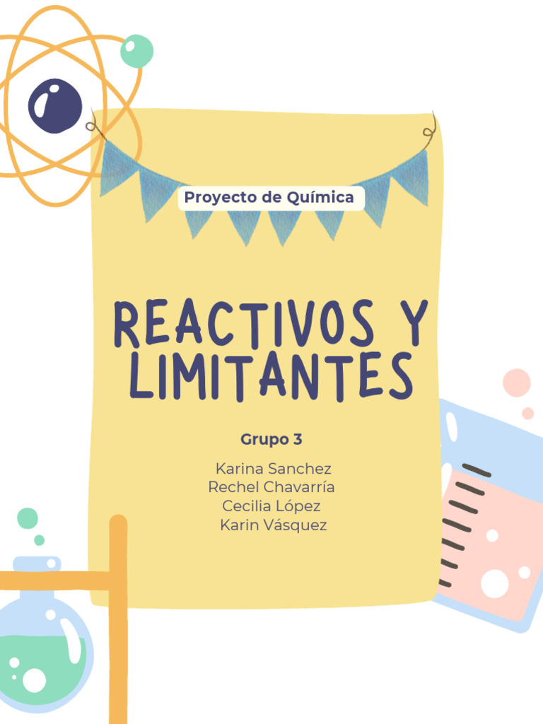 Proyecto Química | PDF | Reacciones químicas | Química