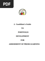 CVQ Portfolio Guide for Candidates | PDF