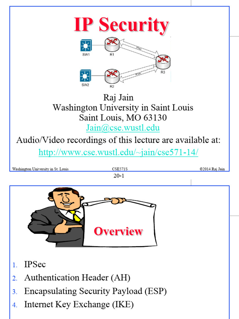 l_20ips | PDF | Internet Protocols | Cryptography