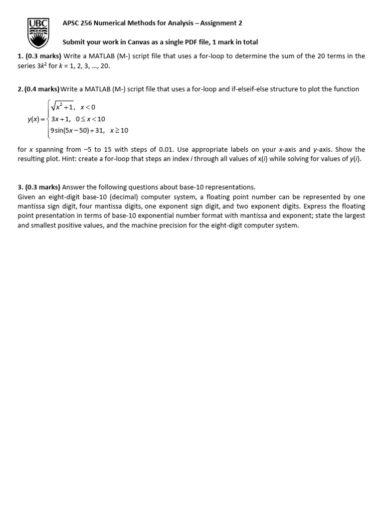 Assignment 2 Questions | PDF