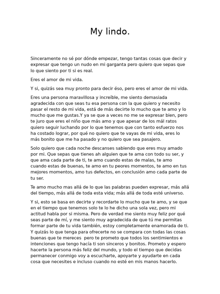 My Lindo | PDF