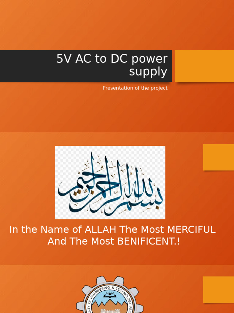 5V AC to DC Power Supply | PDF | Power Supply | Rectifier