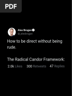 Radical Candor for Leaders | PDF | Conversation | Humility