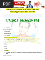 Quizez cs401 | PDF | Assembly Language | Central Processing Unit