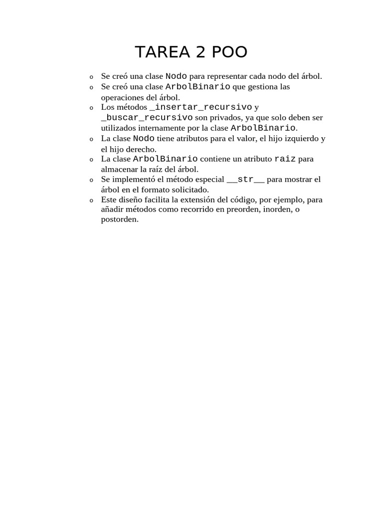 Tarea 2 Poo | PDF
