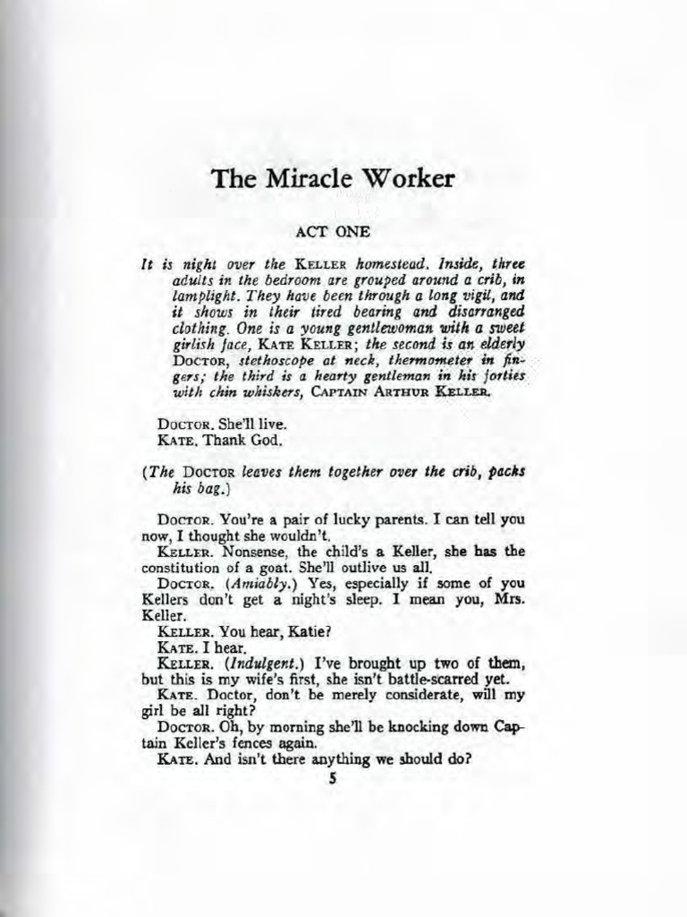 Miracle Worker | PDF