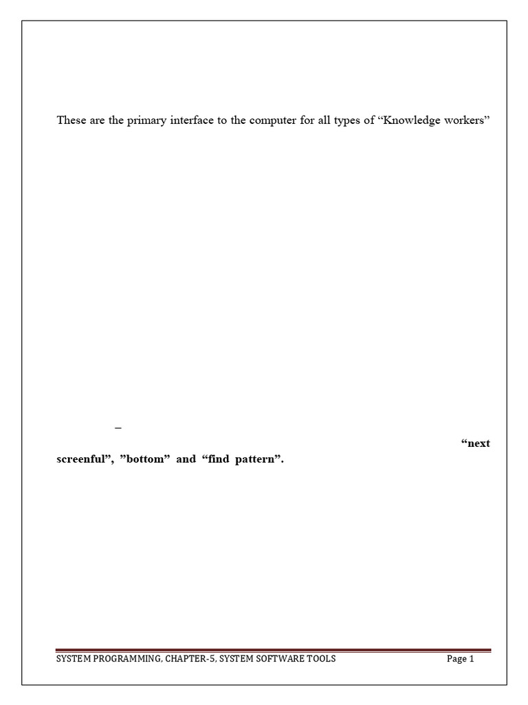 Ch5 System Software Tools Pdf Computer Program Programming 8255