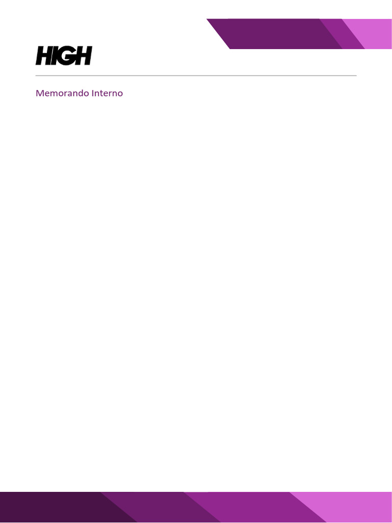 Memorando Interno | PDF