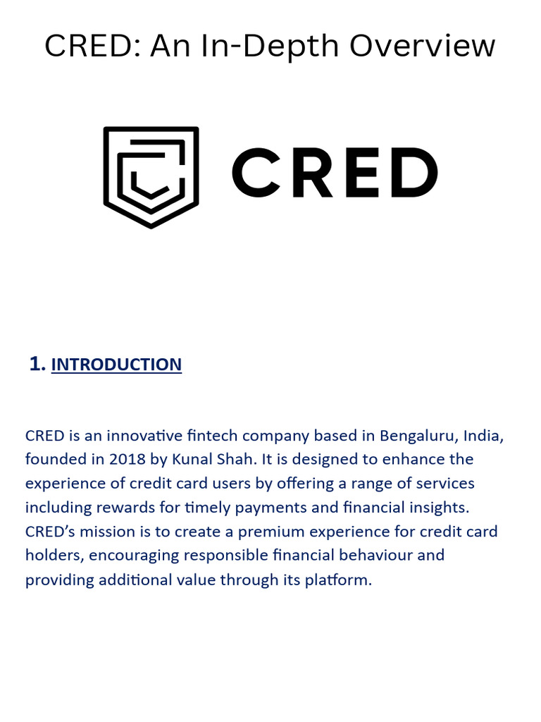 CRED an in-Depth Overview 2 | PDF | Credit Card | Computer Security