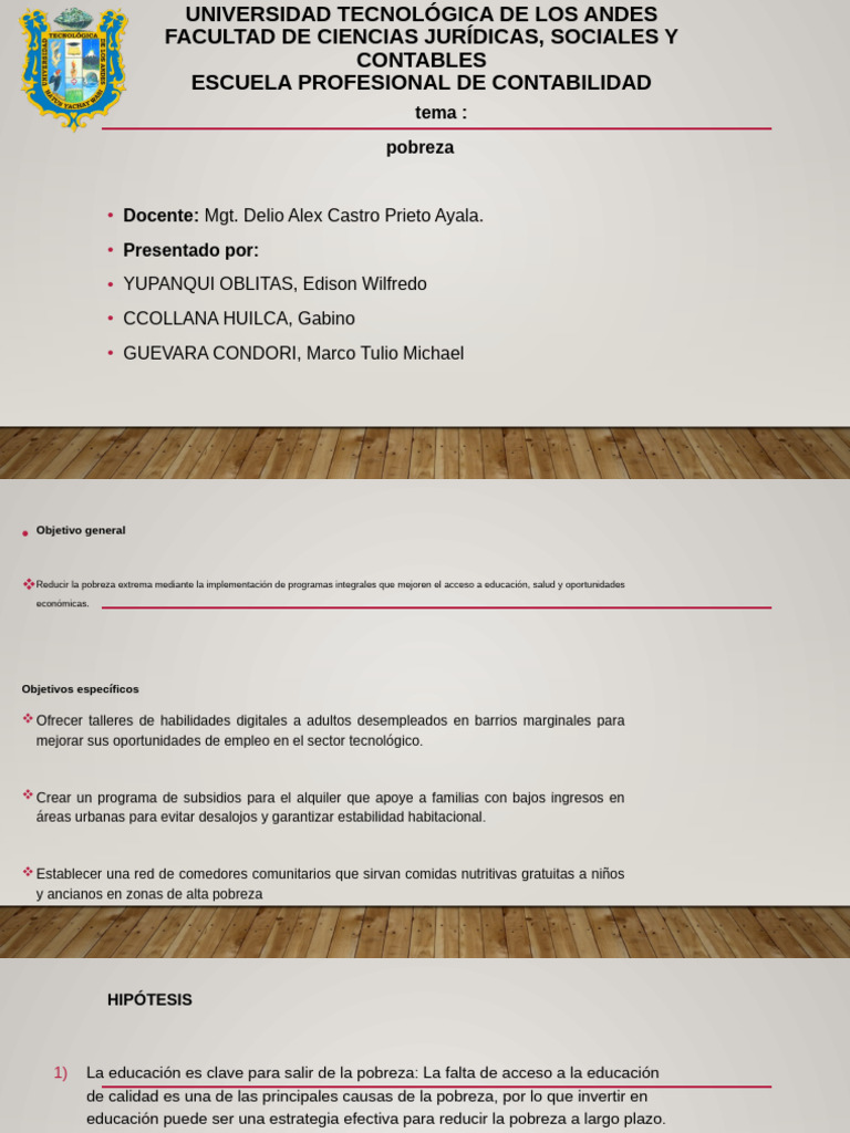 Expo Micro | PDF | Pobreza | Pobreza e indigencia