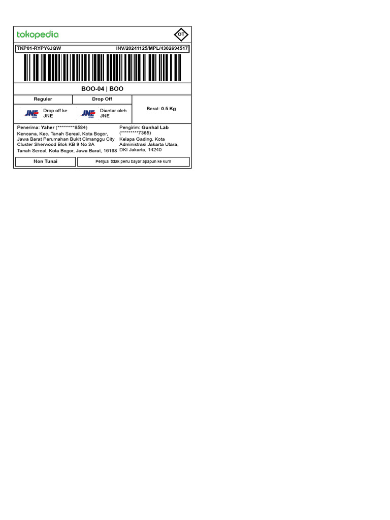 Cetak Label-23 | PDF