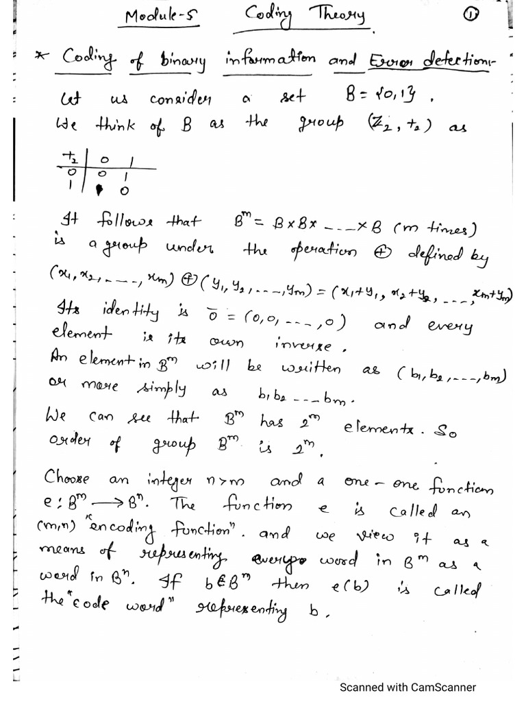 Coding Theory 1 Pdf