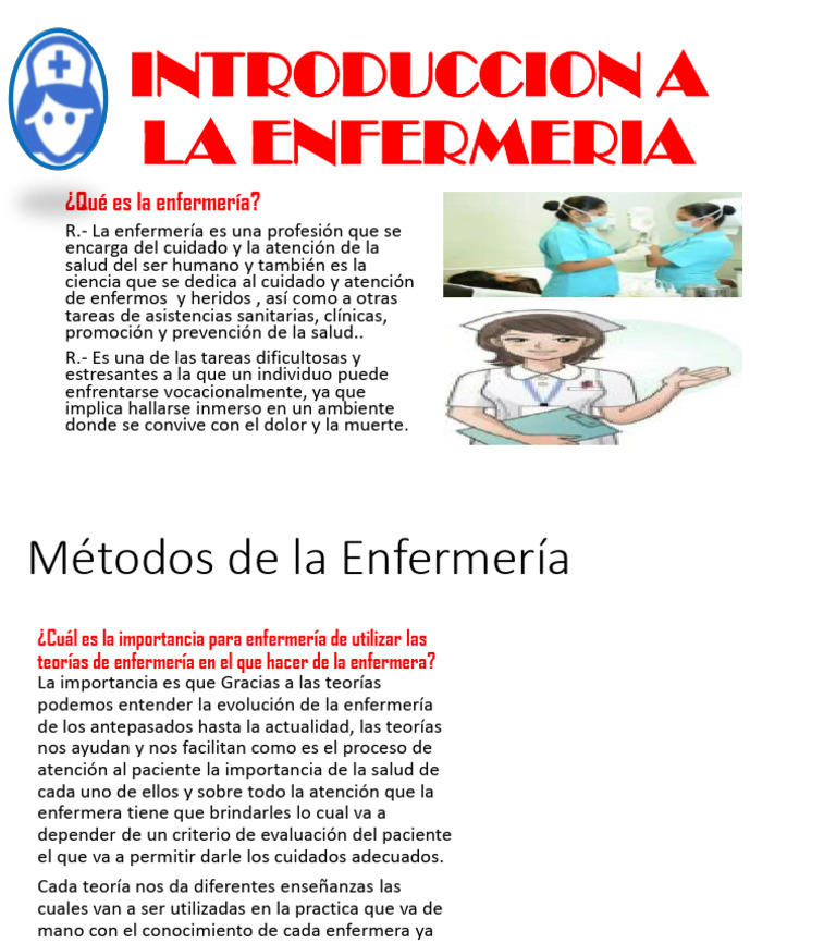 Introduccion A La Enfermeria | PDF