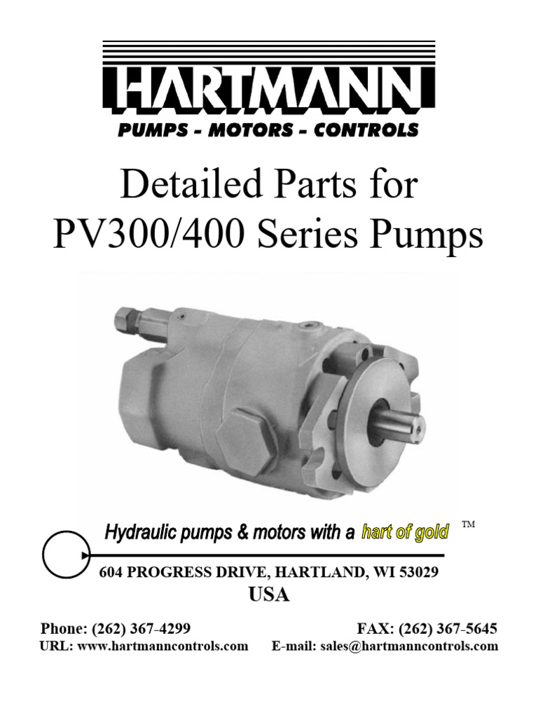 Hartmann Pumps PV Detailed Parts | PDF | Pump | Valve