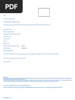 STANDARD BANK Confirmation Letter | PDF