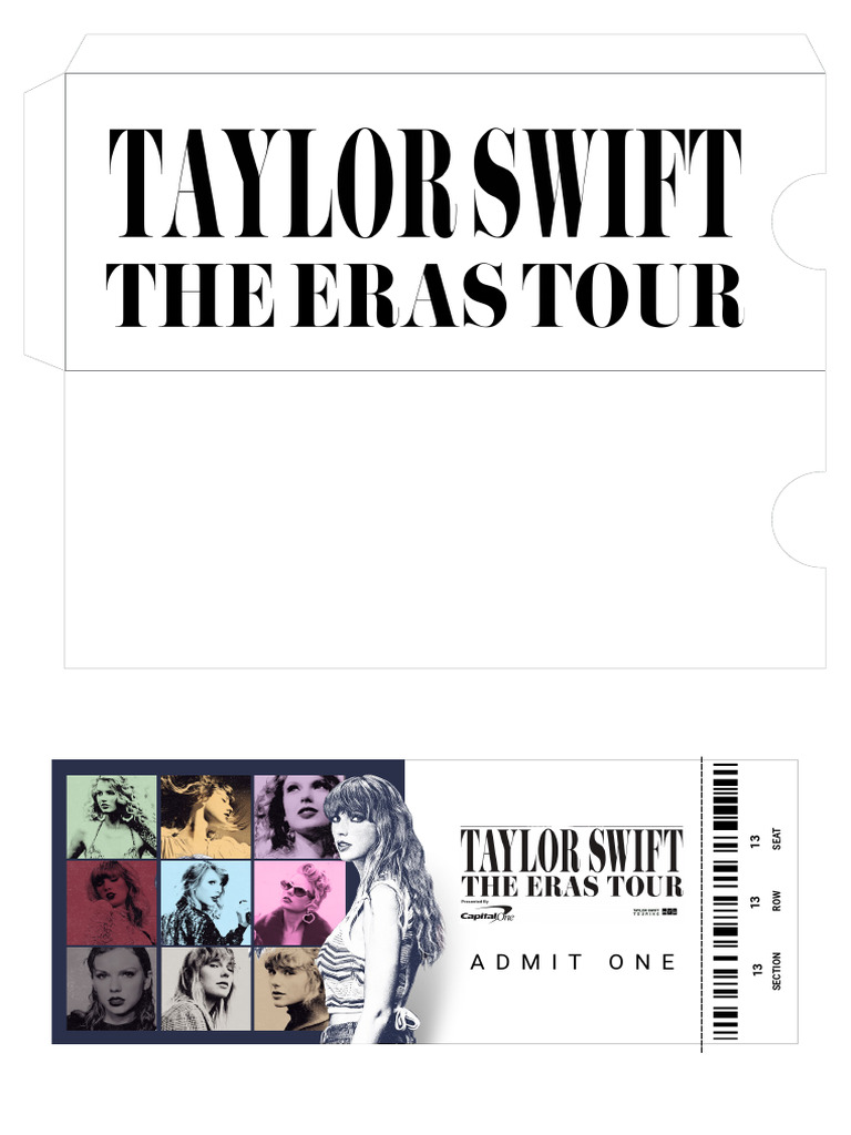 Còpia de Taylor Swift Eras Tour Ticket VIP | PDF