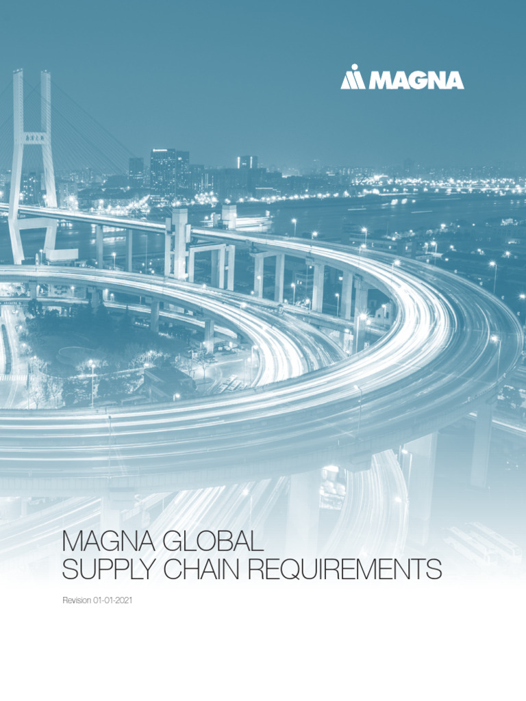 Magna Global SCR - EN - V1.0 | PDF | Supply Chain | Business