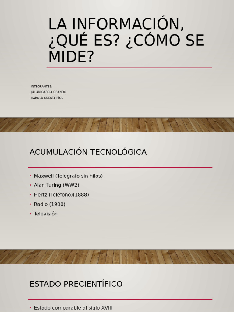 La Información, ¿Qué Es | PDF