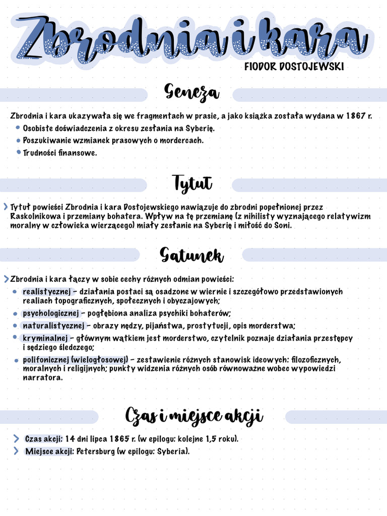 Zbrodnia I Kara | PDF