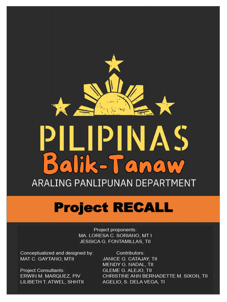 PROJECT-RECALL-2 | PDF | Metro Manila | Luzon