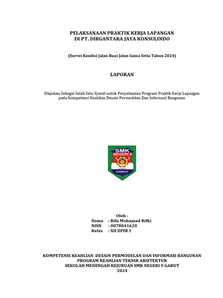 Laporan Rifa Muhamad Rifki XII DPIB 1 | PDF