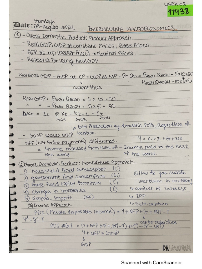 Intermediate Macro Notes | PDF