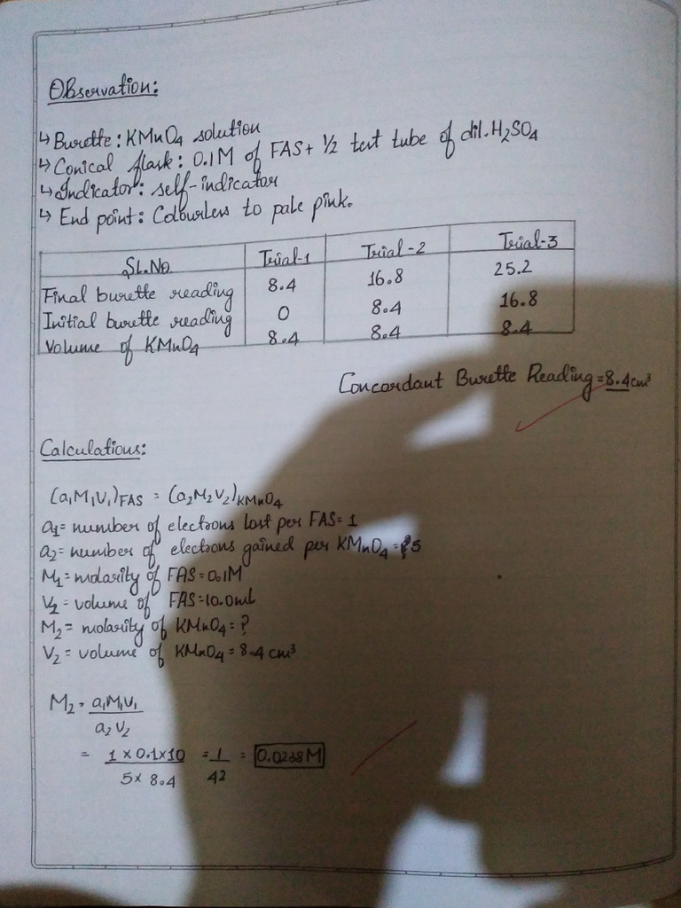 Chemistry Record 2nd PUC -YS | PDF