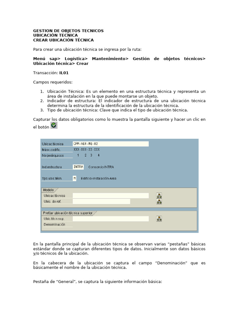 PM - DM - Ubicaciones Tecnicas | PDF | Información | Planificación