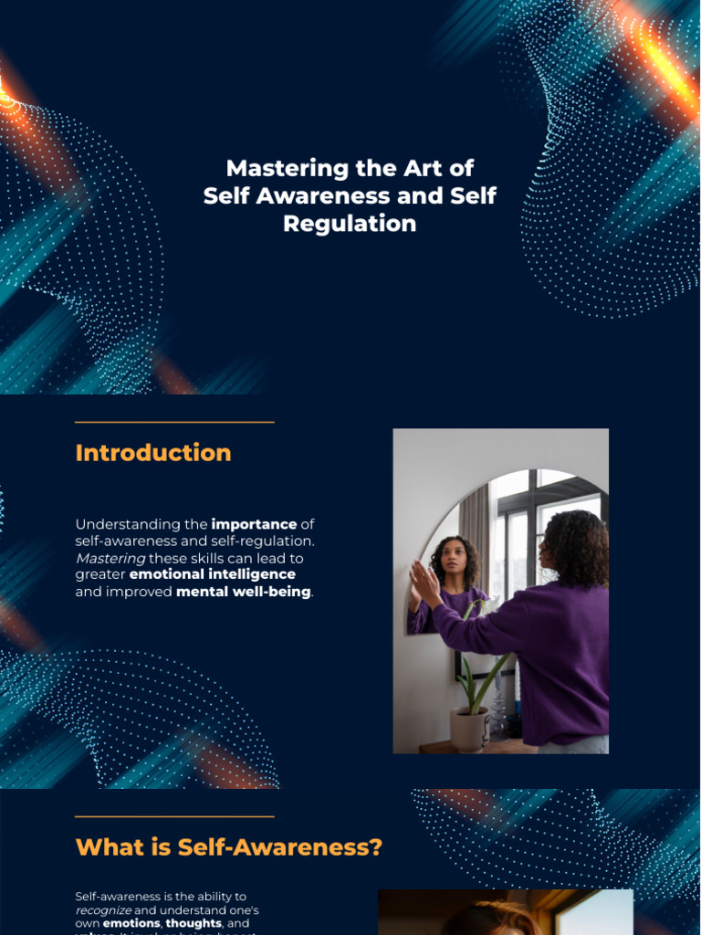 Self-Awareness & Regulation Guide | PDF