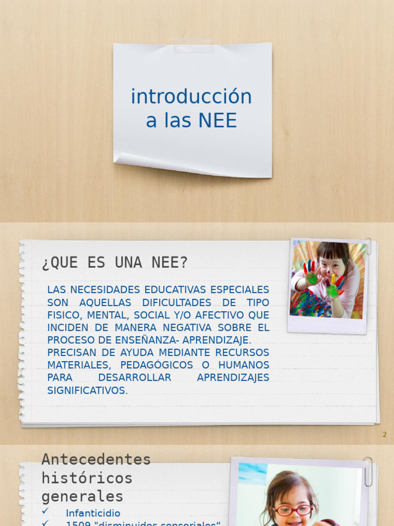 Introducción A Las NEE | PDF | Educación especial | Plan de estudios