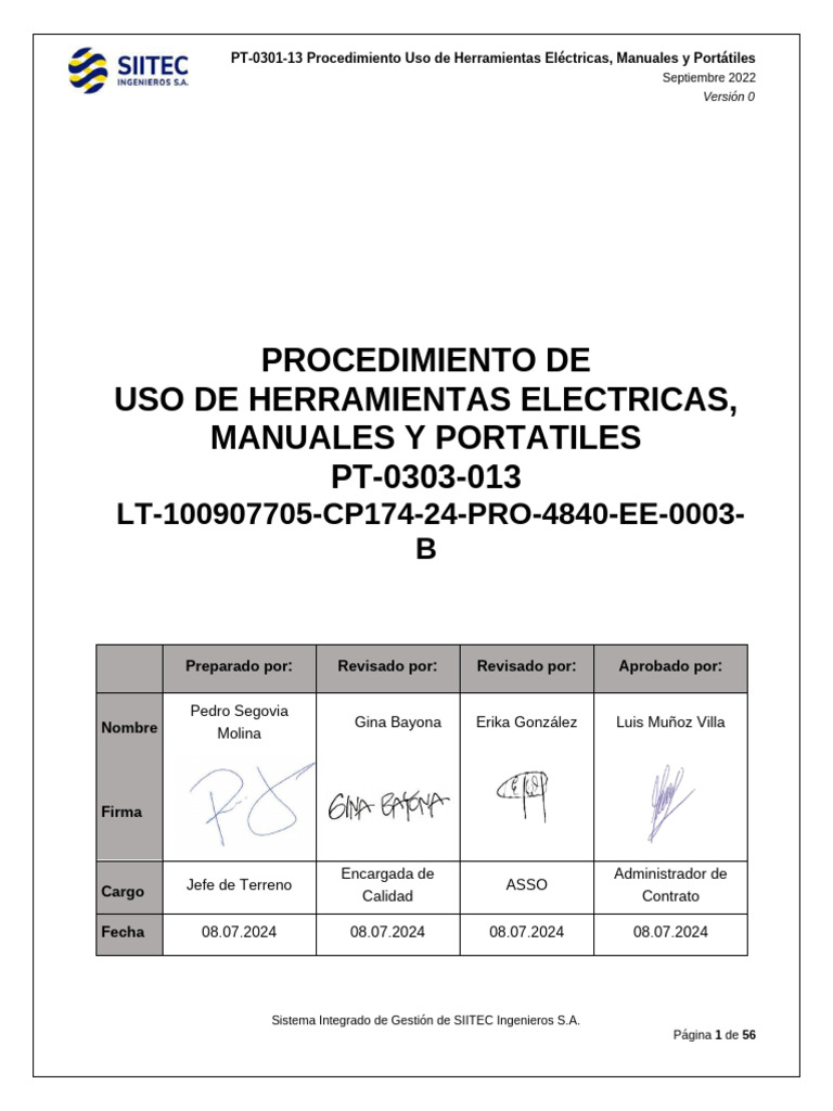 LT-100907705-CP174-24-PRO-4840-EE-0003 Rev B Procedimiento Uso de ...